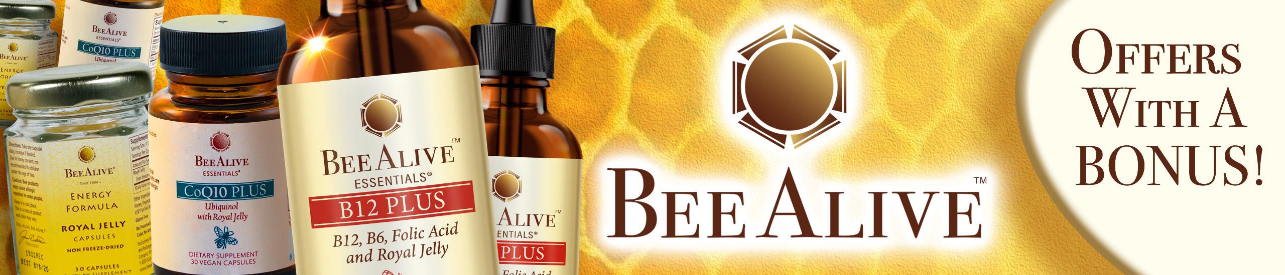 Bee Alive B12 Bonus Offers | The Jim Bakker Show Store